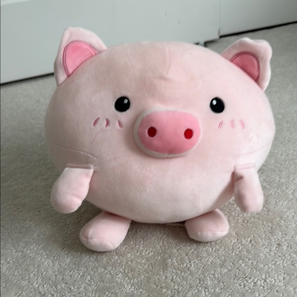Miniso | Toys | Miniso Round Cute Pink Pig Plush Toy Piglet | Poshmark